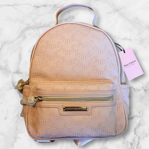 Juicy Couture | Bags | Juicy Couture Pink Powder Backpack Bag | Poshmark